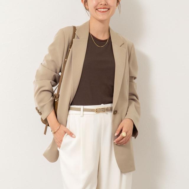 ノーリーズ（NOLLEY’S）/《セットアップ対応》ウォッシャブルストレッチギャバテーラードジャケット