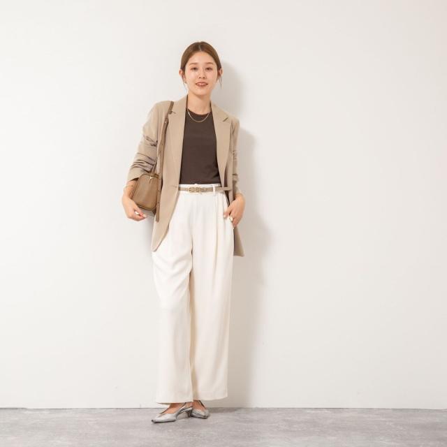 ノーリーズ（NOLLEY’S）/《セットアップ対応》ウォッシャブルストレッチギャバテーラードジャケット