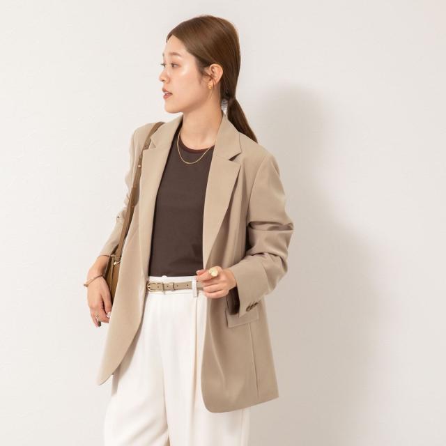 ノーリーズ（NOLLEY’S）/《セットアップ対応》ウォッシャブルストレッチギャバテーラードジャケット