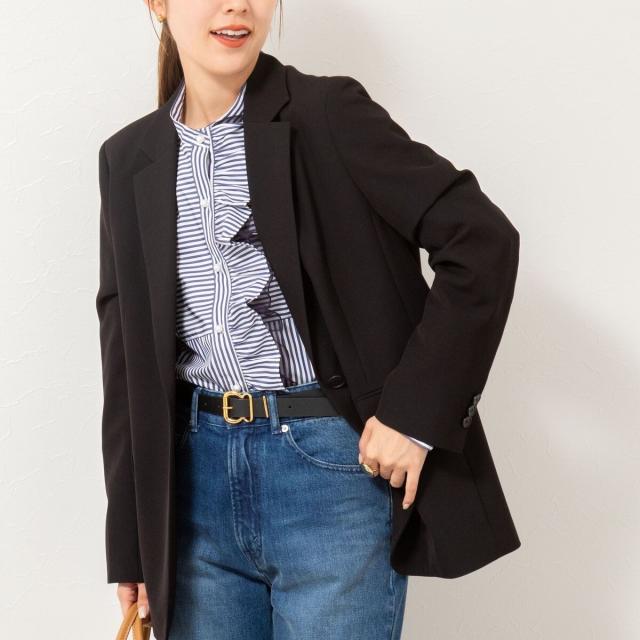 ノーリーズ（NOLLEY’S）/《セットアップ対応》ウォッシャブルストレッチギャバテーラードジャケット