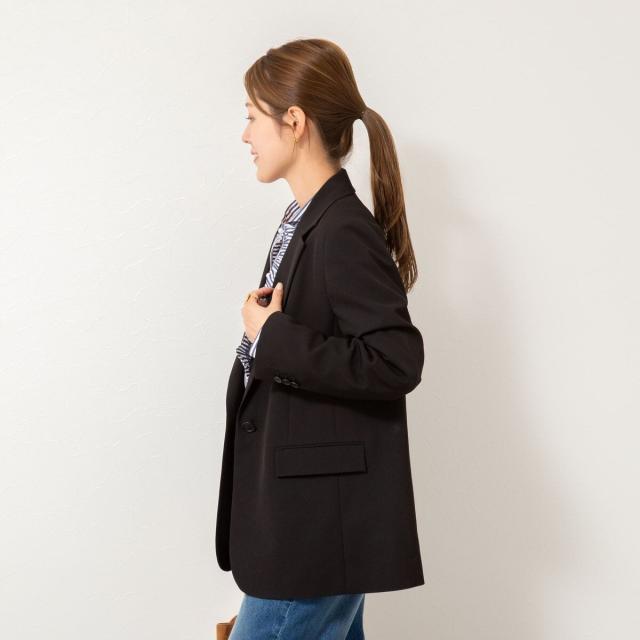 ノーリーズ（NOLLEY’S）/《セットアップ対応》ウォッシャブルストレッチギャバテーラードジャケット