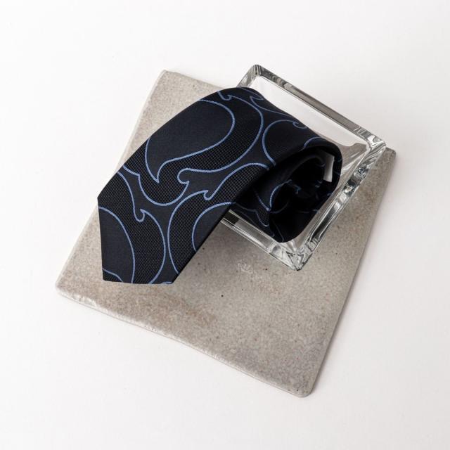 ノーリーズ グッドマン（NOLLEY’S goodman）/PINTO ラインアートジャガードネクタイ 25AWコレクション