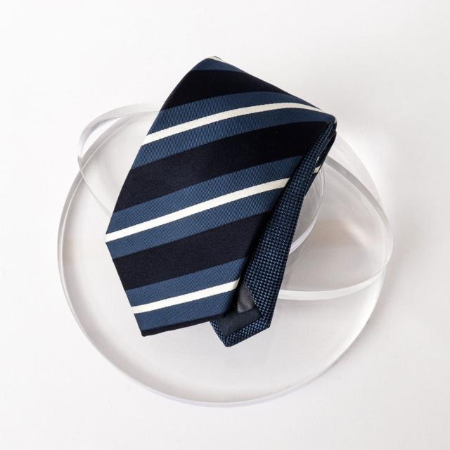 ノーリーズ グッドマン（NOLLEY’S goodman）/クレリックレギュラーストライプネクタイ 25AWコレクション