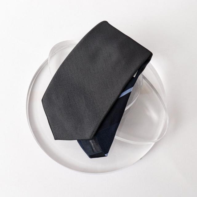 ノーリーズ グッドマン（NOLLEY’S goodman）/クレリックカスミソリッドネクタイ 25AWコレクション