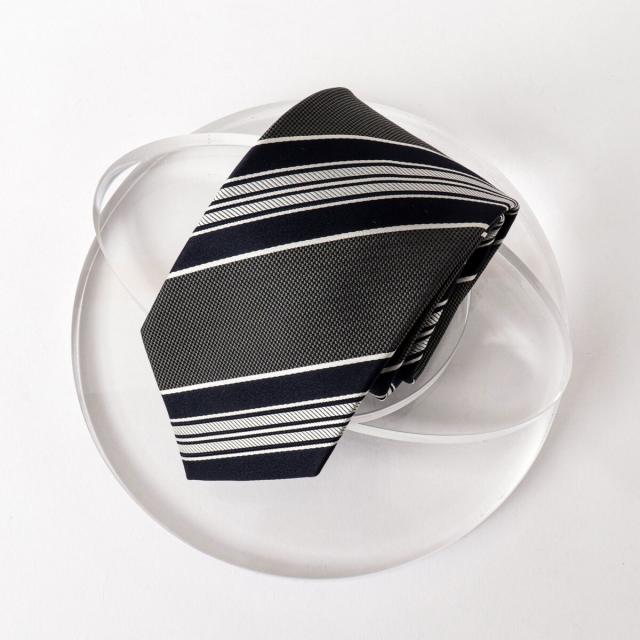 ノーリーズ グッドマン（NOLLEY’S goodman）/バスケットMIXストライプネクタイ 25AWコレクション