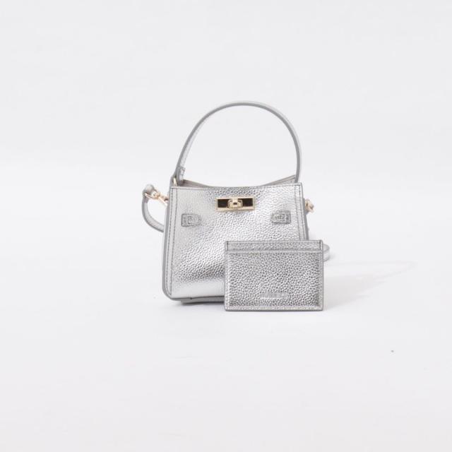 ノーリーズ（NOLLEY’S）/HINERI miniバッグメタリック