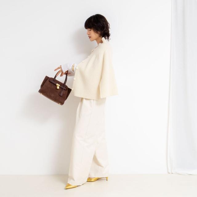 ノーリーズ（NOLLEY’S）/《手洗い可能》2WAYニットポンチョ