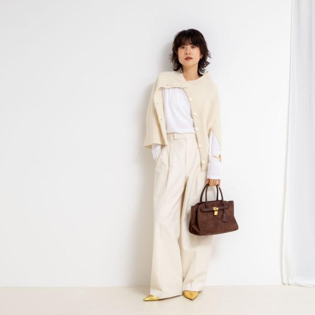 ノーリーズ（NOLLEY’S）/《手洗い可能》2WAYニットポンチョ