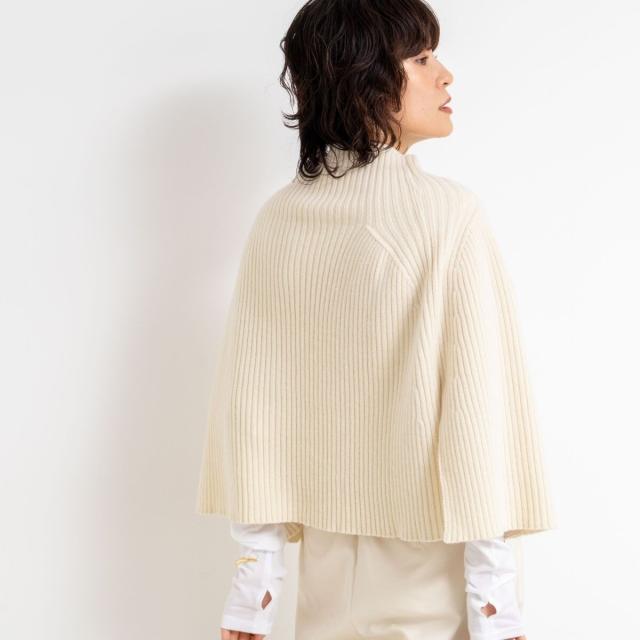 ノーリーズ（NOLLEY’S）/《手洗い可能》2WAYニットポンチョ