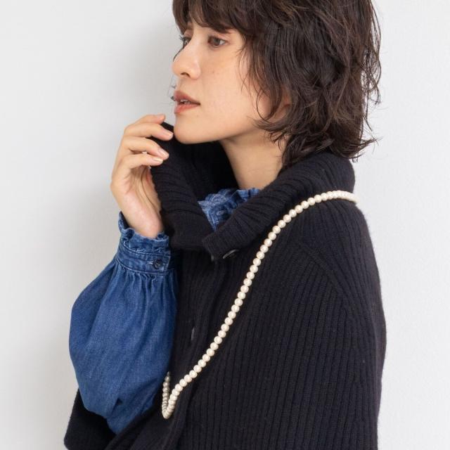 ノーリーズ（NOLLEY’S）/《手洗い可能》2WAYニットポンチョ