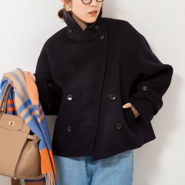 ノーリーズ（NOLLEY’S）/ウールカシミヤダブルブレストコート