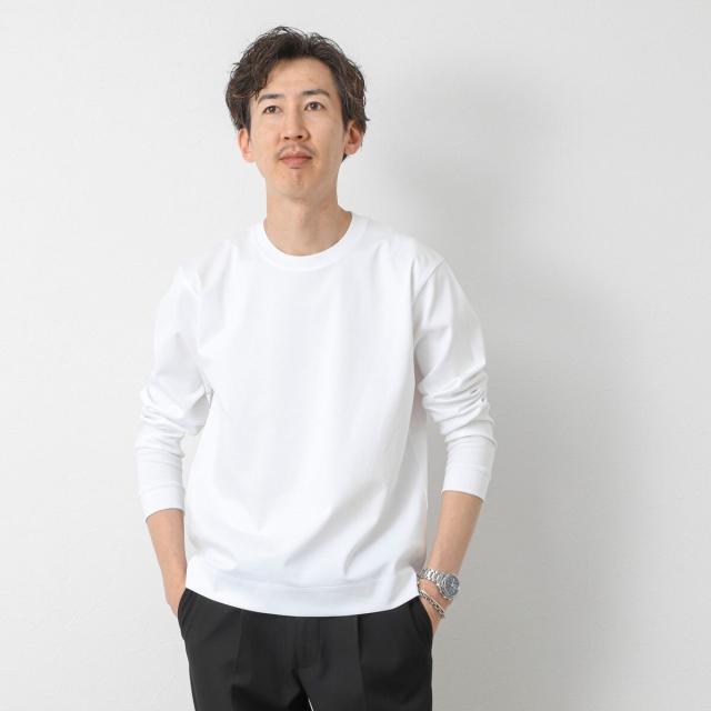 ノーリーズ グッドマン（NOLLEY’S goodman）/《ビジカジ対応》超長綿ハイゲージシルケット ポンチドレスCN ロンT 25AW