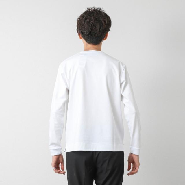 ノーリーズ グッドマン（NOLLEY’S goodman）/《ビジカジ対応》超長綿ハイゲージシルケット ポンチドレスCN ロンT 25AW