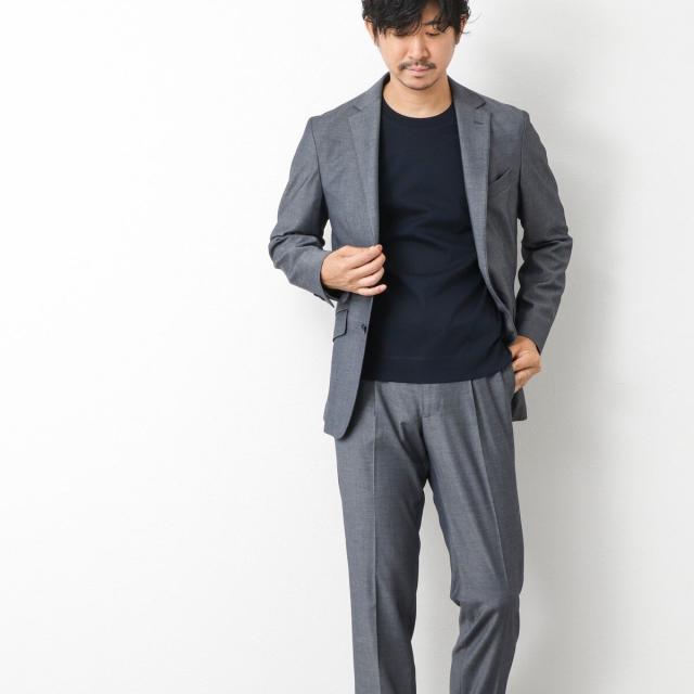 ノーリーズ グッドマン（NOLLEY’S goodman）/《ビジカジ対応》超長綿ハイゲージシルケット ポンチドレスCN ロンT 25AW