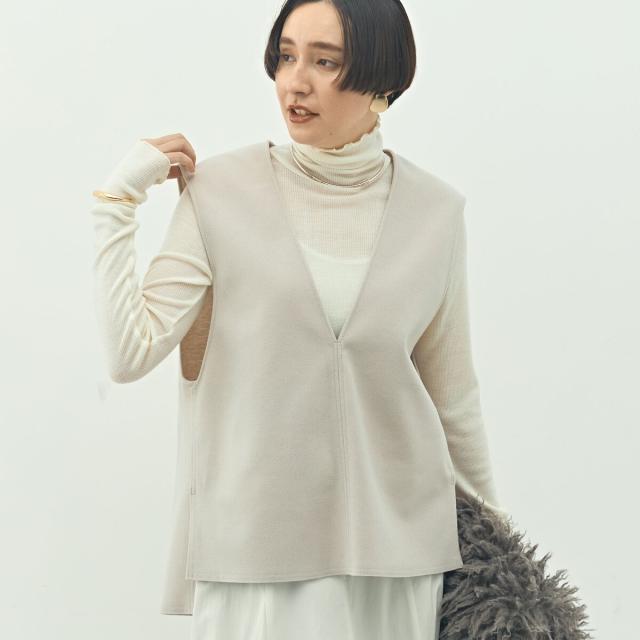 セカンドノーリーズ（2nd NOLLEY’S）/ウォッシャブルストレッチジャージベスト