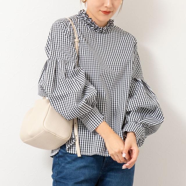 ノーリーズ（NOLLEY’S）/【MARILYN MOON/マリリーンムーン】タックフリルボリュームブラウス