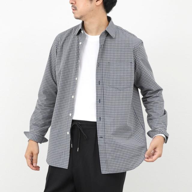ノーリーズ グッドマン（NOLLEY’S goodman）/ダブルワッシャー タイプライター レギュラーカラーシャツ 25AW