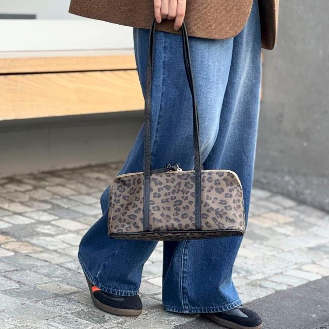 【NEW】ノーリーズ（NOLLEY’S）/レオパード柄ボストンバッグ