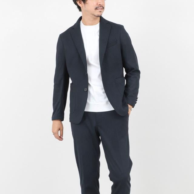 ノーリーズ グッドマン（NOLLEY’S goodman）/《セットアップ対応》【Active Jersey】ホームスパン ストレッチイージーJK