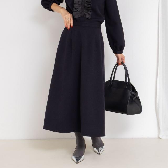 ノーリーズ（NOLLEY’S）/《セットアップ対応》ウォッシャブルウール調フレアスカート