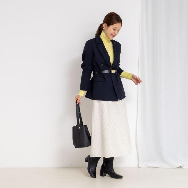 ノーリーズ（NOLLEY’S）/《セットアップ対応》ウォッシャブルウール調フレアスカート