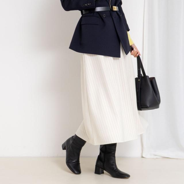 ノーリーズ（NOLLEY’S）/《セットアップ対応》ウォッシャブルウール調フレアスカート