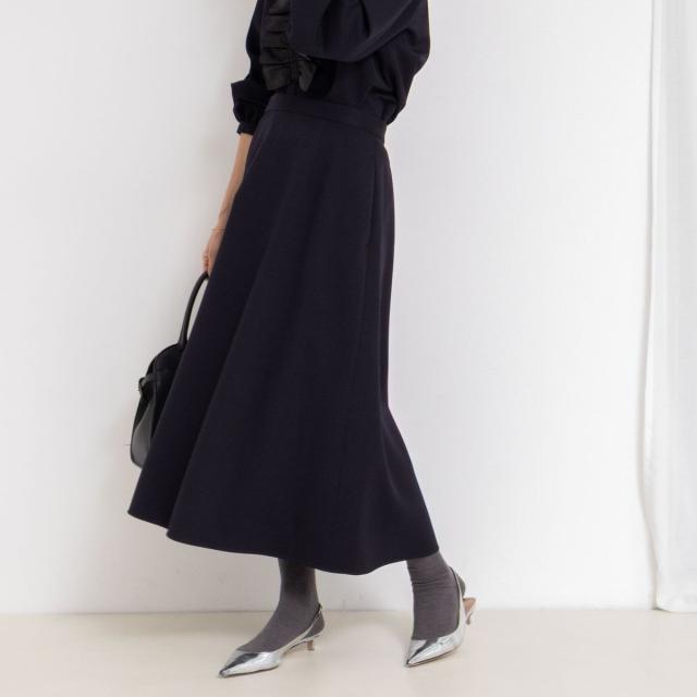 ノーリーズ（NOLLEY’S）/《セットアップ対応》ウォッシャブルウール調フレアスカート