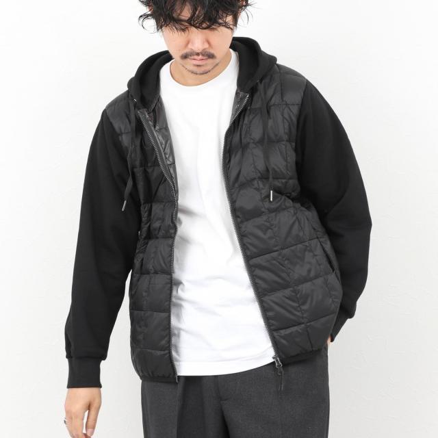 ノーリーズ グッドマン（NOLLEY’S goodman）/【TAION/タイオン】W−ZIP DOWN HOODIE with SWEATS SLEEVE 2