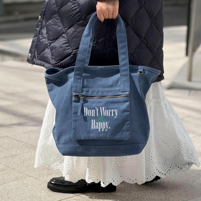 ノーリーズ（NOLLEY’S）/キャンバスロゴ刺繍トートバッグ
