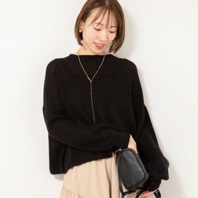 セカンドノーリーズ（2nd NOLLEY’S）/《手洗い可能》スパンコールプルオーバー