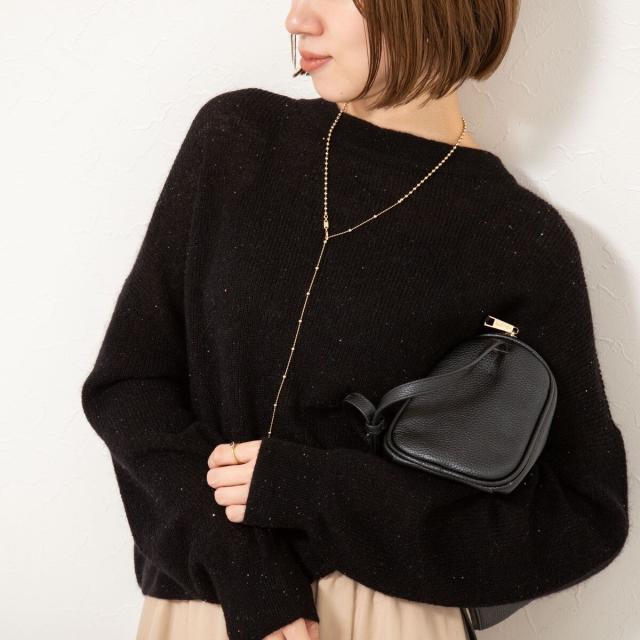 セカンドノーリーズ（2nd NOLLEY’S）/《手洗い可能》スパンコールプルオーバー