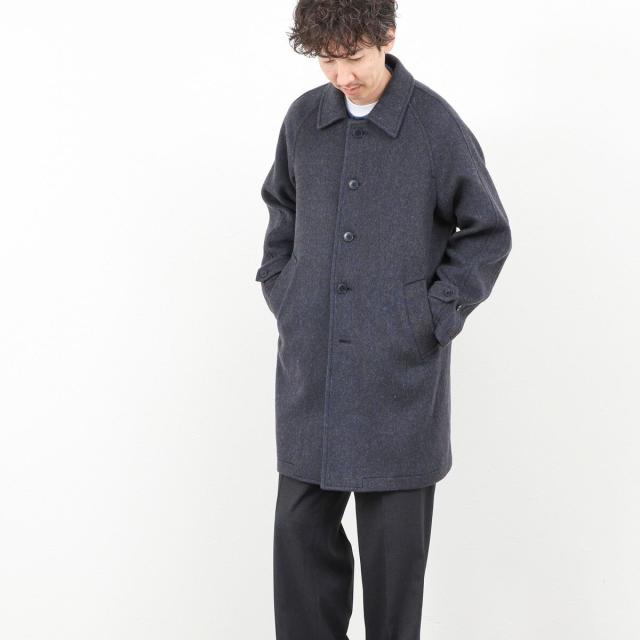 ノーリーズ グッドマン（NOLLEY’S goodman）/《ビジカジ対応》尾州ビーバーステンカラーコート 25AW