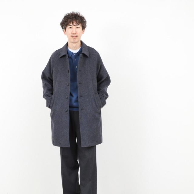 ノーリーズ グッドマン（NOLLEY’S goodman）/《ビジカジ対応》尾州ビーバーステンカラーコート 25AW