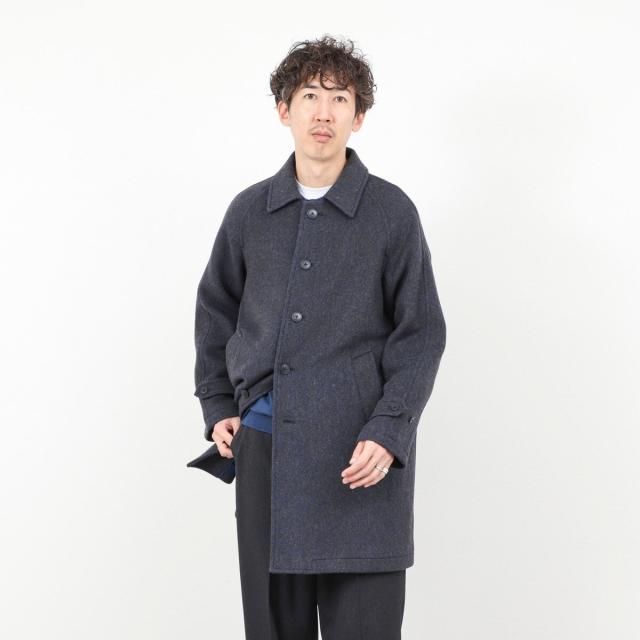 ノーリーズ グッドマン（NOLLEY’S goodman）/《ビジカジ対応》尾州ビーバーステンカラーコート 25AW