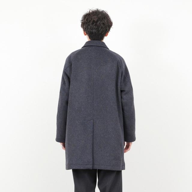 ノーリーズ グッドマン（NOLLEY’S goodman）/《ビジカジ対応》尾州ビーバーステンカラーコート 25AW