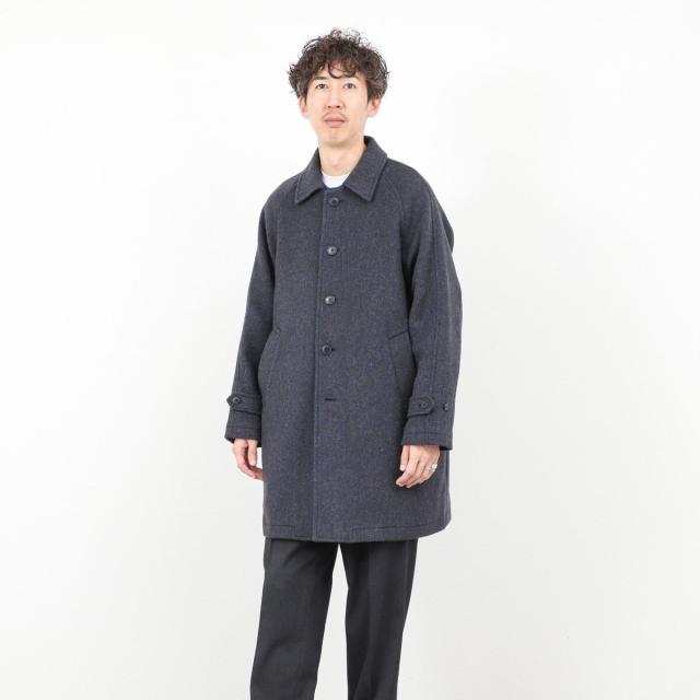 ノーリーズ グッドマン（NOLLEY’S goodman）/《ビジカジ対応》尾州ビーバーステンカラーコート 25AW