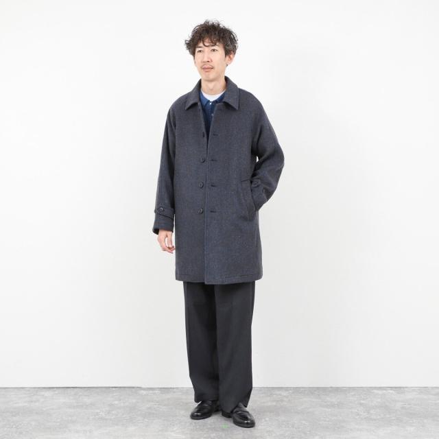 ノーリーズ グッドマン（NOLLEY’S goodman）/《ビジカジ対応》尾州ビーバーステンカラーコート 25AW