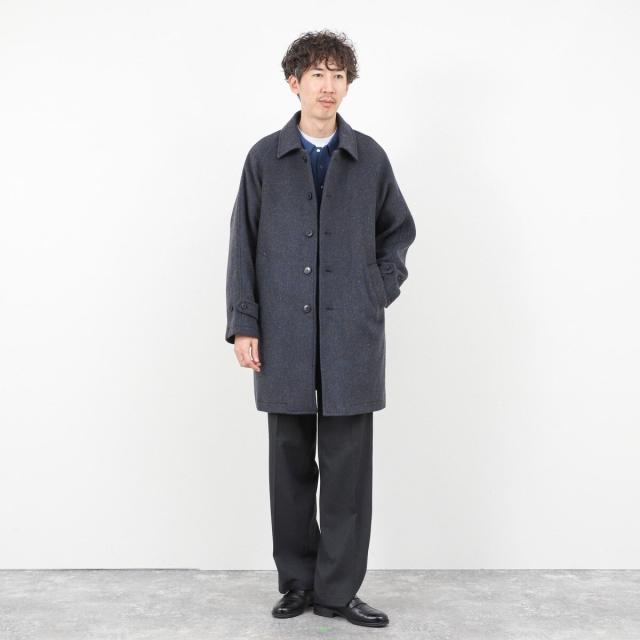 ノーリーズ グッドマン（NOLLEY’S goodman）/《ビジカジ対応》尾州ビーバーステンカラーコート 25AW