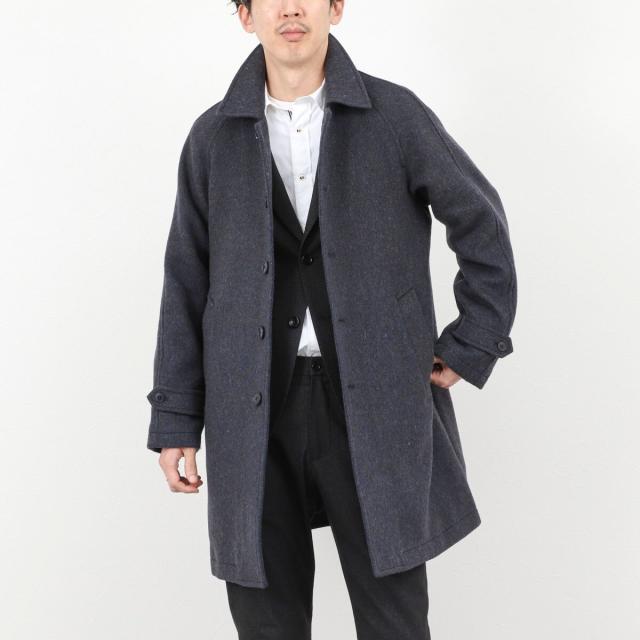 ノーリーズ グッドマン（NOLLEY’S goodman）/《ビジカジ対応》尾州ビーバーステンカラーコート 25AW