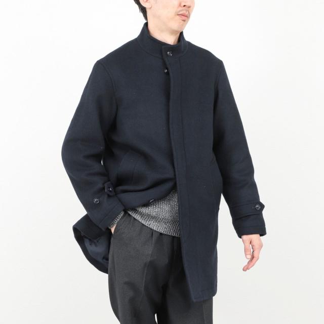 ノーリーズ グッドマン（NOLLEY’S goodman）/《ビジカジ対応》尾州ビーバースタンドカラーコート 25AW