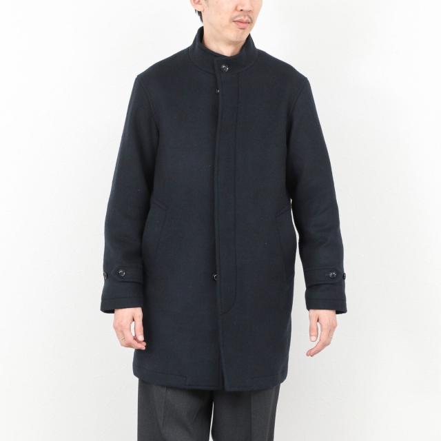 ノーリーズ グッドマン（NOLLEY’S goodman）/《ビジカジ対応》尾州ビーバースタンドカラーコート 25AW