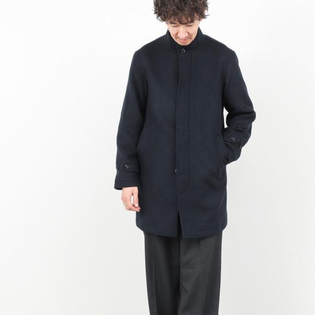 ノーリーズ グッドマン（NOLLEY’S goodman）/《ビジカジ対応》尾州ビーバースタンドカラーコート 25AW