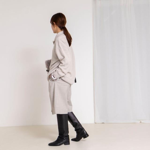 リエミラー（Rie Miller）/《手洗い可能》ハーフZIPプルオーバー