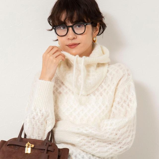 【NEW】ノーリーズソフィー（NOLLEY’S sophi）/【WALANCE/ワランス】wool mohair cable balaclava