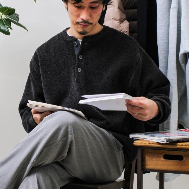 フレディ＆グロスター（FREDY&GLOSTER）/【好評につきリピート＆カラー追加決定！】【チクチクしないニット】モールバックボーダーヘン…