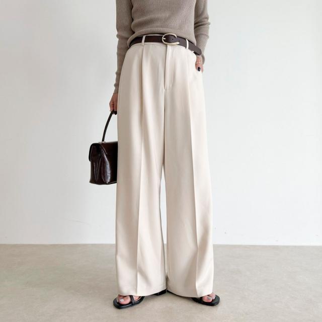 フレディエミュ（fredy emue）/【人気商品の新型】とろみwarmタックスラックス