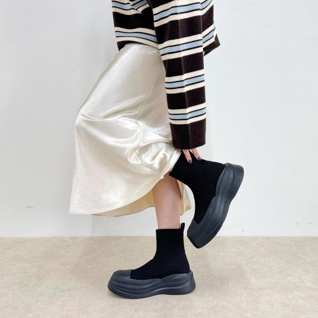 フレディエミュ（fredy emue）/【atelier brugge/アトリエブルージュ】撥水ニットブーツ