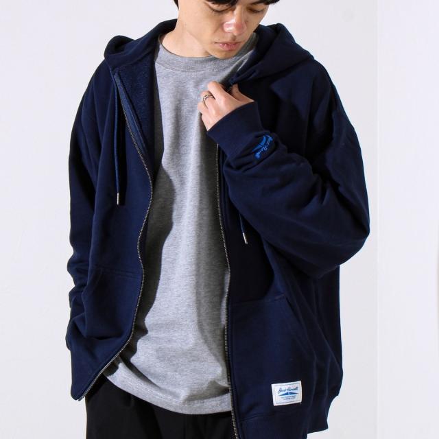 グロスター（GLOSTER）/【JACKPURCELL/ジャックパーセル】コーマ裏毛 フルジップパーカー