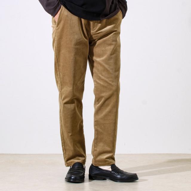 グロスター（GLOSTER）/【あったか快適なのに上品見え】コール裏フリースストレッチイージーパンツ