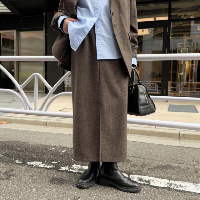 フレディエミュ（fredy emue）/《セットアップ対応》ツィードタイトスカート